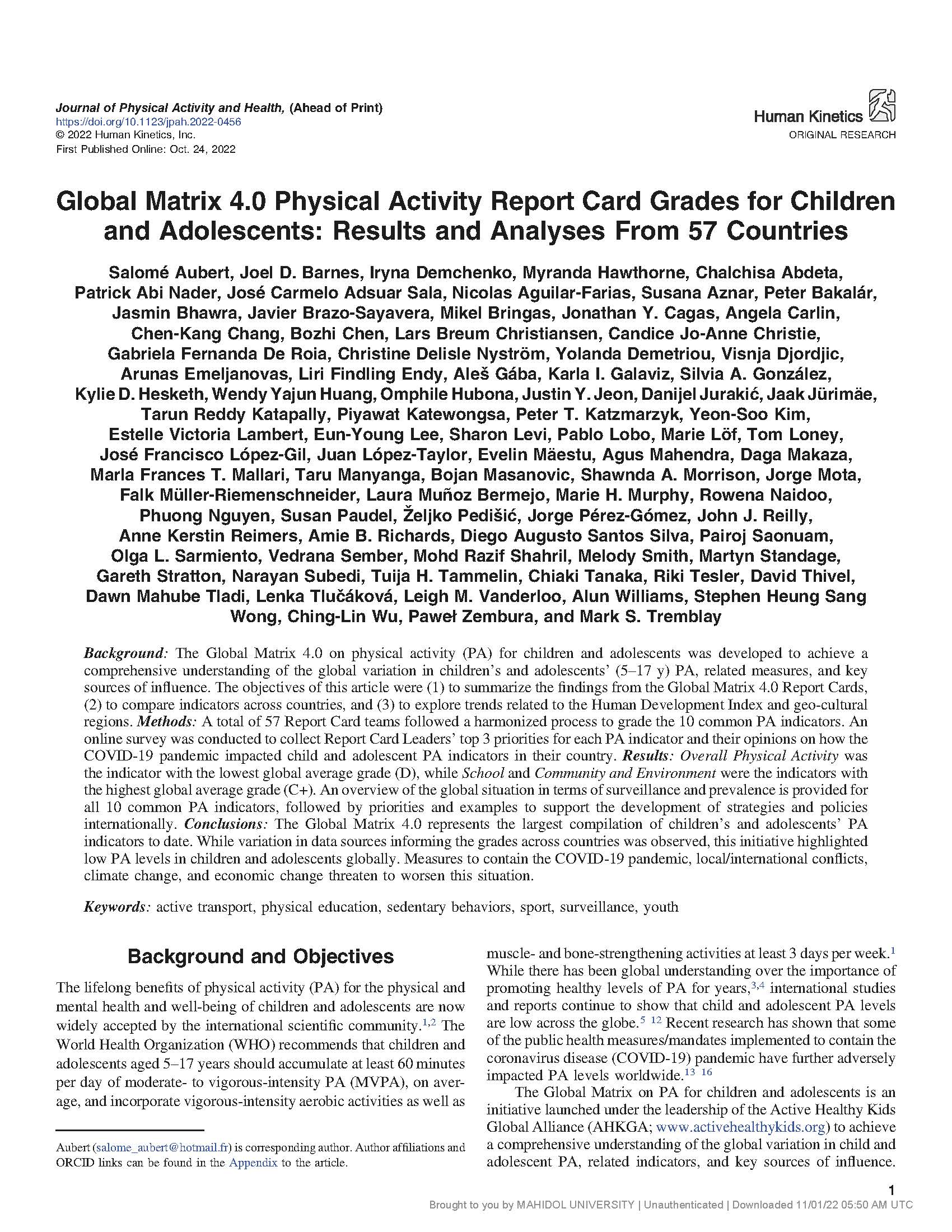 TPAK - ศูนย์พัฒนาองค์ความรู้ด้านกิจกรรมทางกายประเทศไทย